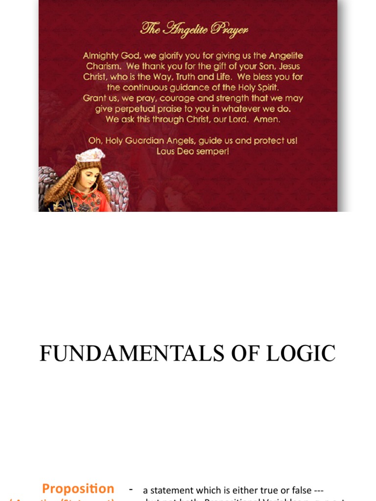 2mmw Fundamentals of Logic 1 | Download Free PDF | Proposition | Numbers 2mmw Fundamentals of Logic 1 | Download Free PDF | Proposition | Numbers