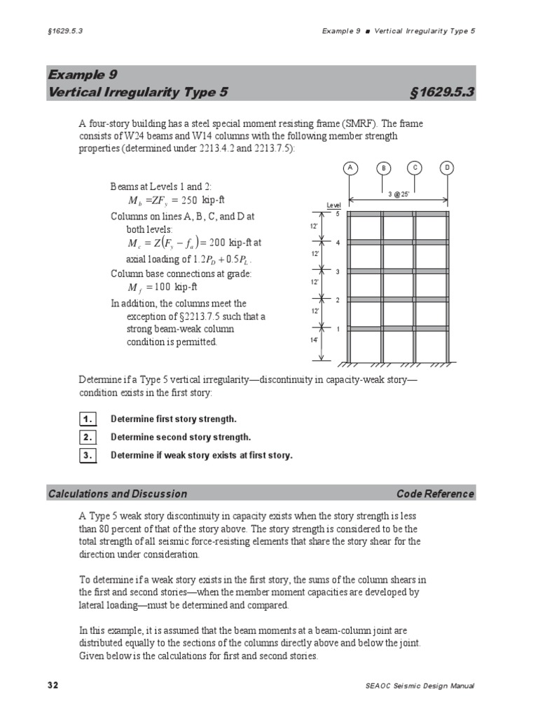 Determining the Presence of a Type 5 Vertical Irregularity ...