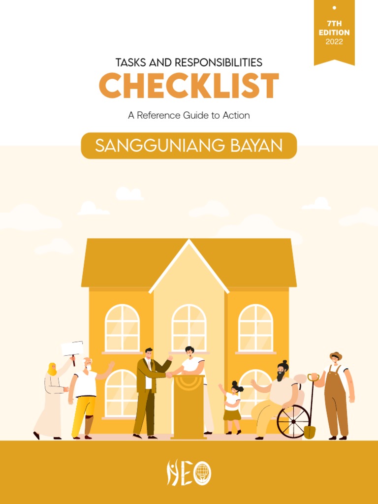 2022 Checklist Sangguniang Bayan-Rev3 | PDF | Human Trafficking | Governance