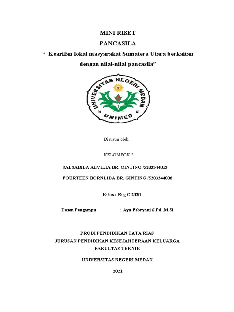 Mini Riset Pancasila | PDF