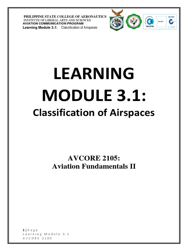 Airspace Classification Overview | PDF | Instrument Flight Rules ...