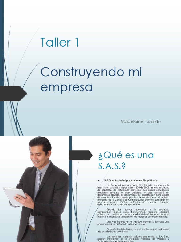 Taller 1 Construyendo Mi Empresa - SENA - CONTABILIDAD EN LAS ORGANIZACIONES | PDF | Business ...