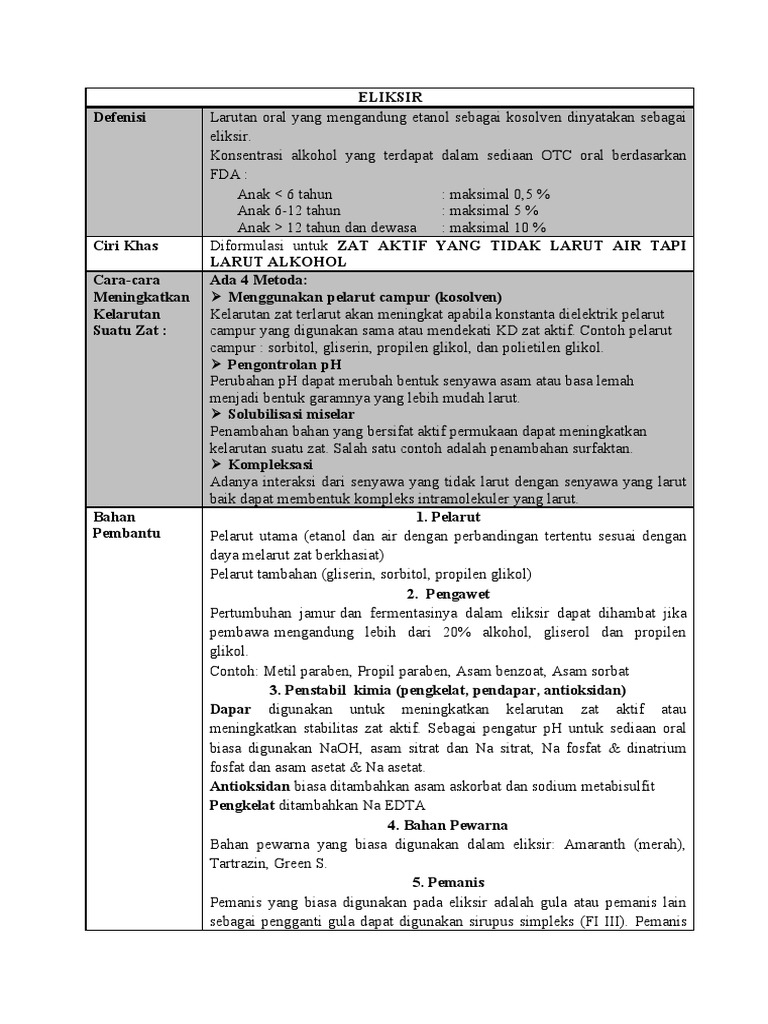 Summary of Elixir | PDF