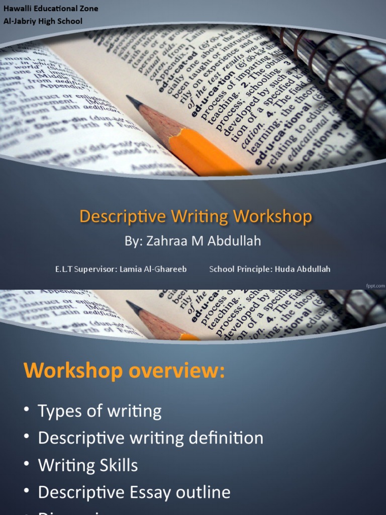 Descriptive Writing | PDF | Verb | Adverb