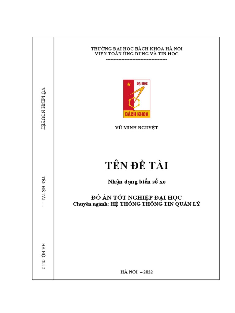 Vu Minh Nguyet Bao Cao DATN | PDF