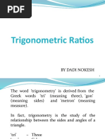 The Six Trigonometric Ratios | PDF | Trigonometric Functions | Trigonometry