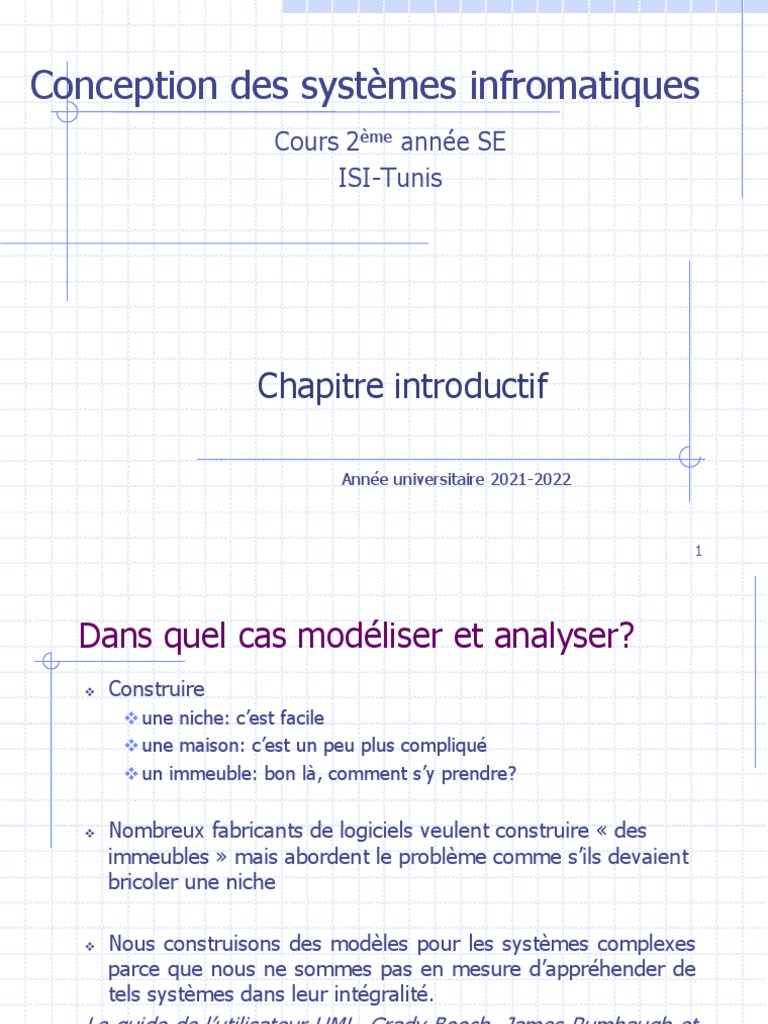CH1 2se Csi | PDF | Langage de Modélisation Unifié | Architecture de logiciel