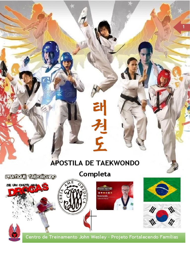 APOSTILA TKD Completa | PDF | Taekwondo | Coreia
