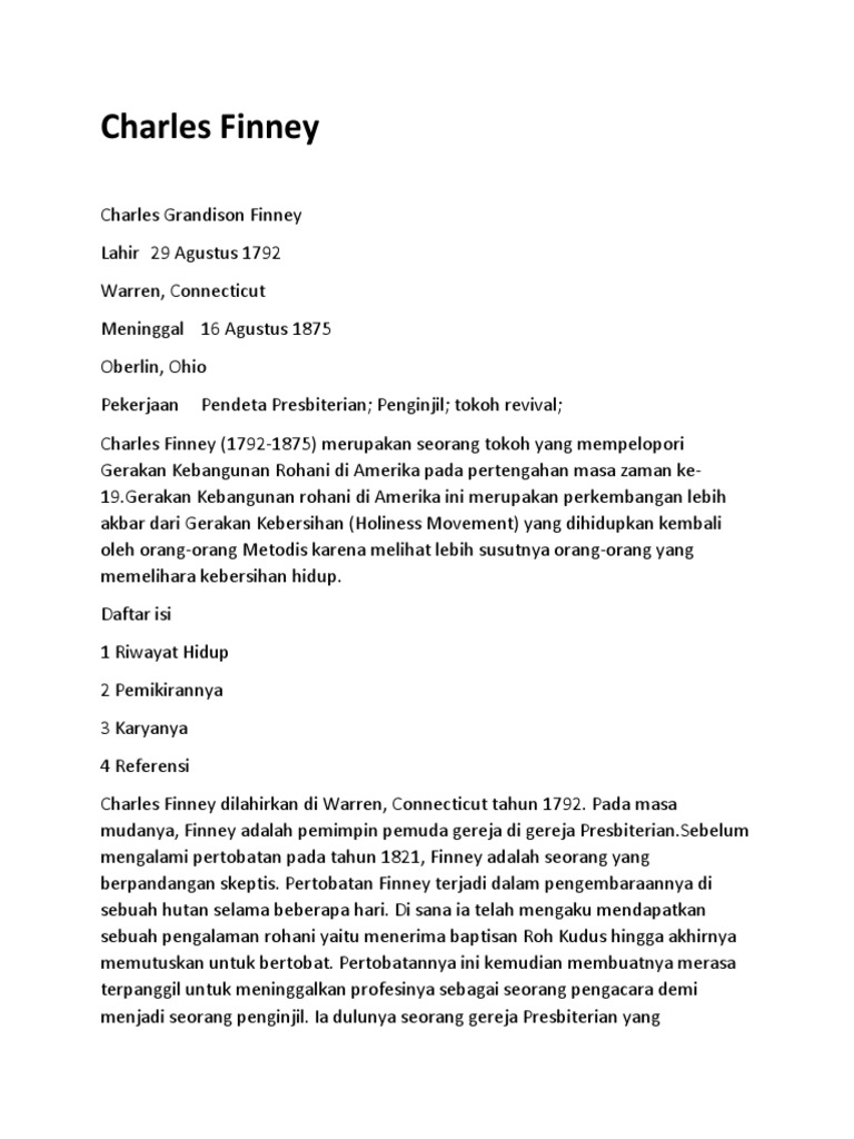 Charles Finney | PDF