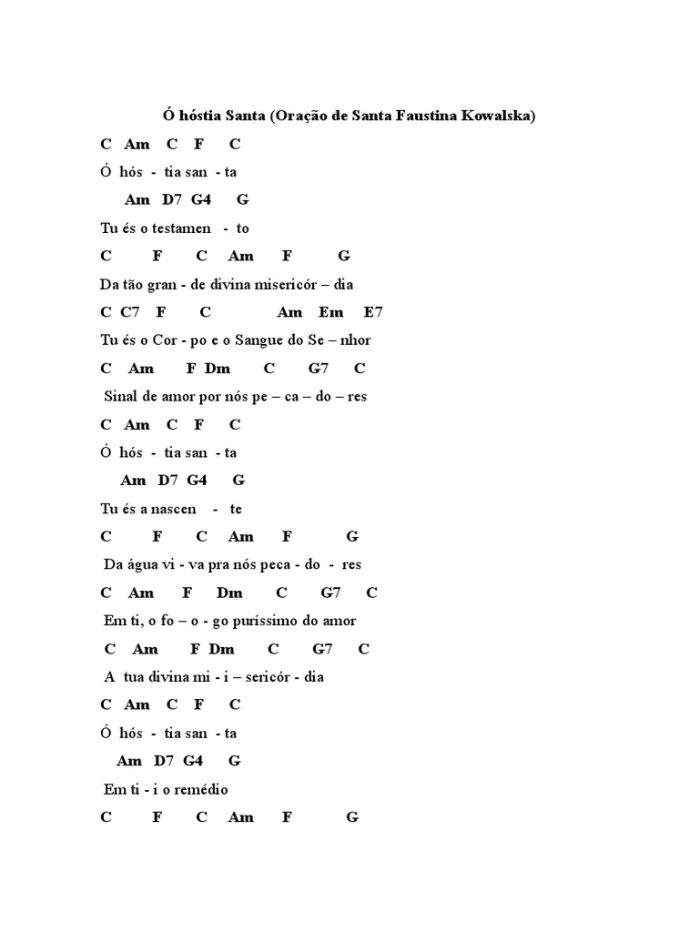 Ó Hóstia Santa Cifrada | PDF