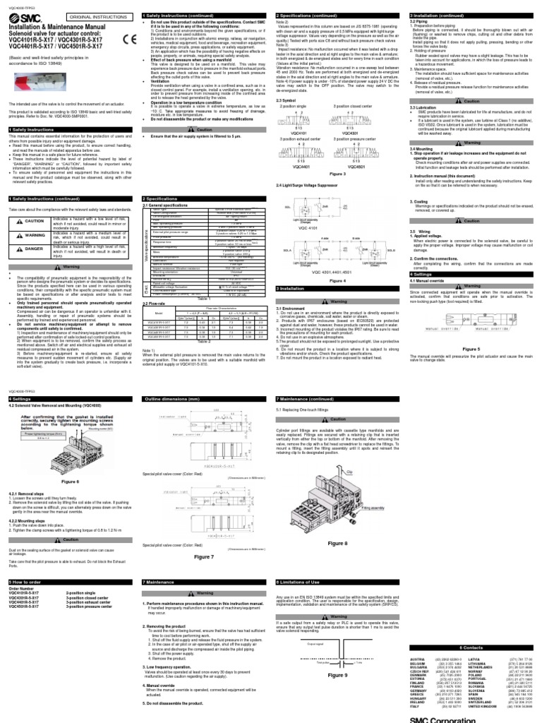 Installation & Maintenance Manual | PDF | Valve | Lubricant
