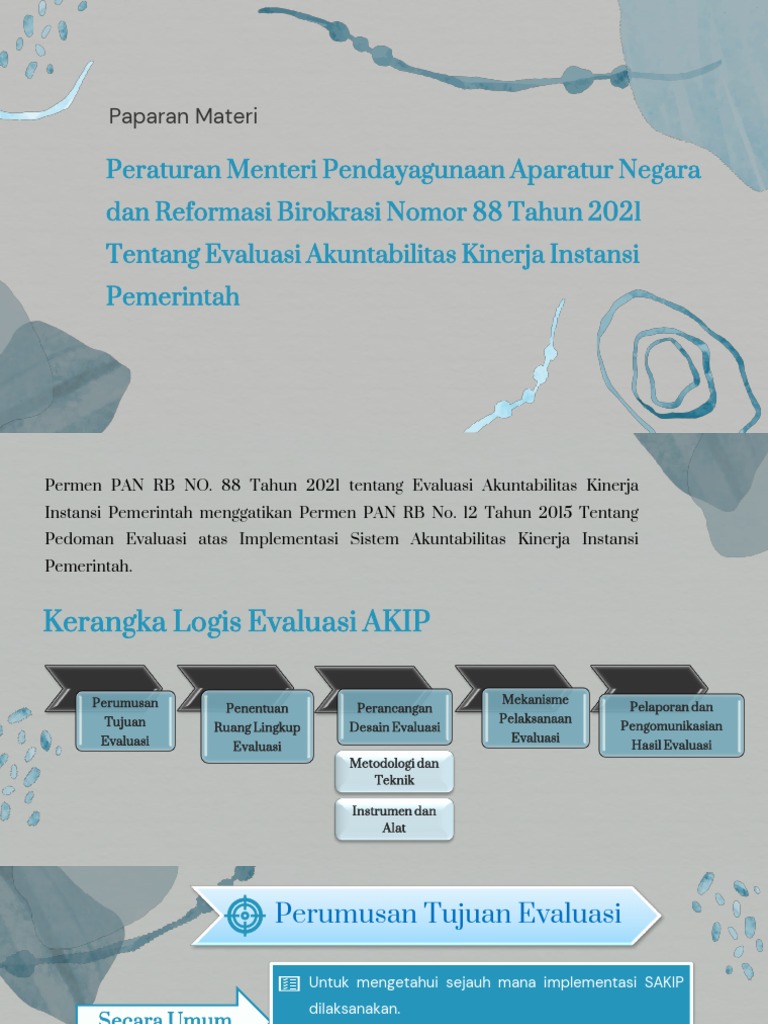 Rangkuman Permen PAN RB No. 88 TH 2021 | PDF