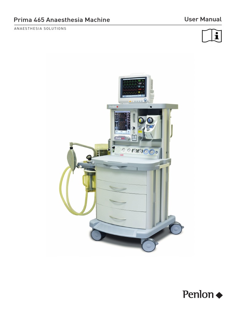 Penlon Prima 465 Anaesthesia Machine | PDF | Valve | Ac Power Plugs And ...