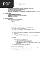 Formal Lesson Plan Ela First Grade | PDF | Reading Comprehension ...