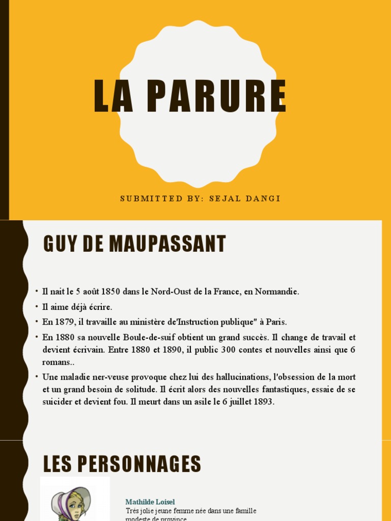 La Parure | PDF | Guy de Maupassant
