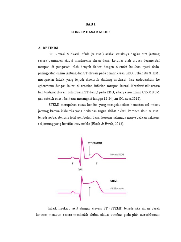KONSEP DASAR ASUHAN KEPERAWATAN PADA PASIEN STEMI | PDF