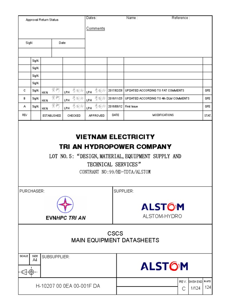 H-10207 00 0ea00-001f Da-Cscs Main Equipment Datasheets - C | PDF | Ethernet | Electronics