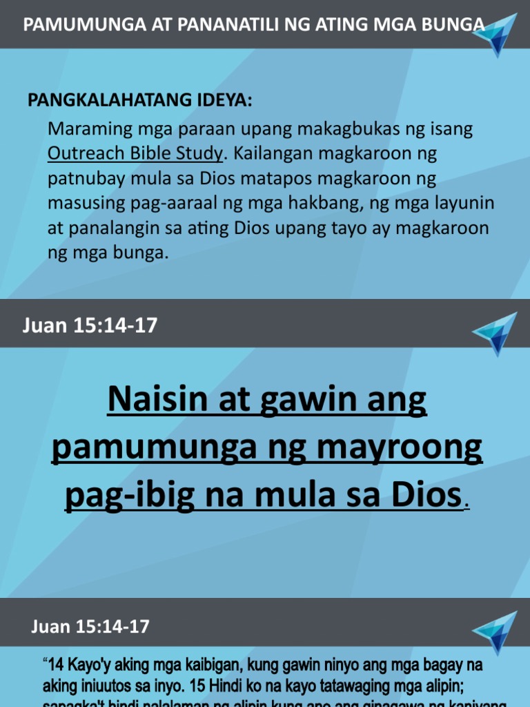 Pagbubukas NG Mga OBSSmall Group | PDF