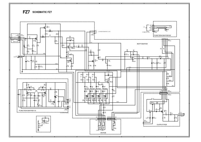 Ibanez FZ7 - Fuzz - Schematic | PDF