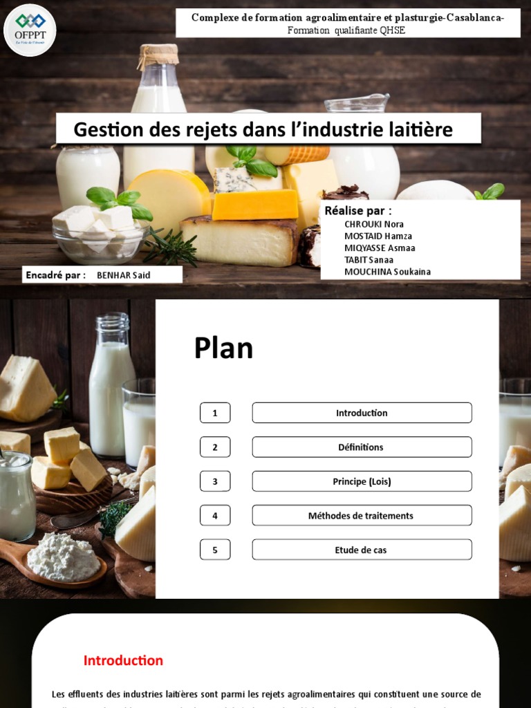 Gestion des déchets dans l'industrie laitière | PDF | Déchets | Laitages