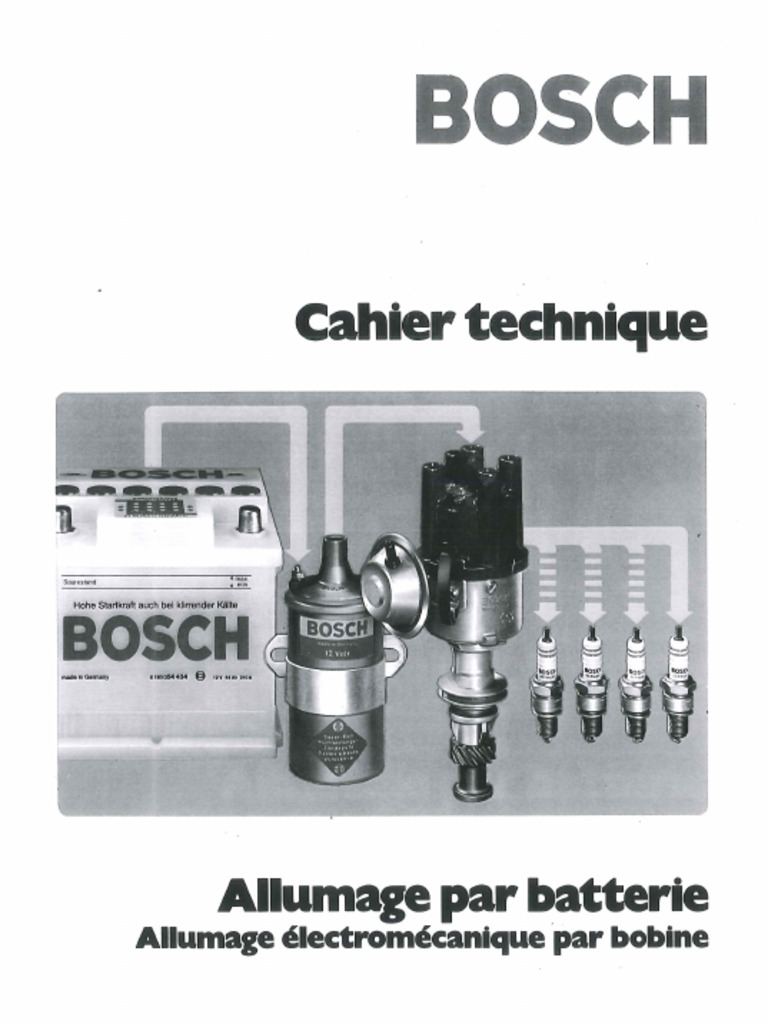 Bosch Cahier Technique Allumage Par Batterie | PDF