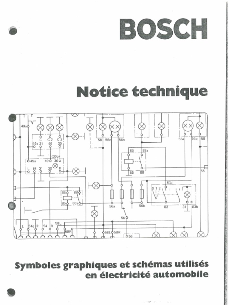 Bosch Cahier Technique Symboles Graphiques Et Schémas Utilisés en ...