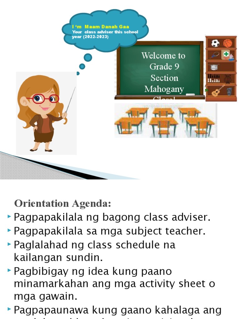 Grade 9 Orientation | PDF