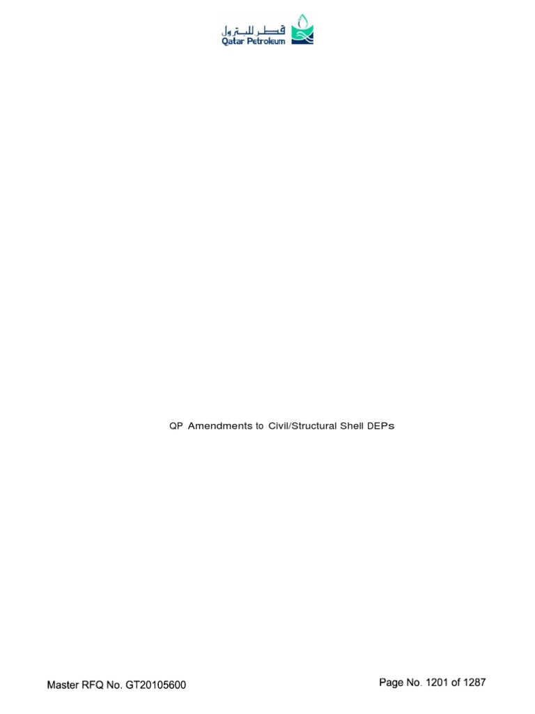 Attachment 32 - Amend To Shell DEPs | PDF | Concrete | Building Engineering