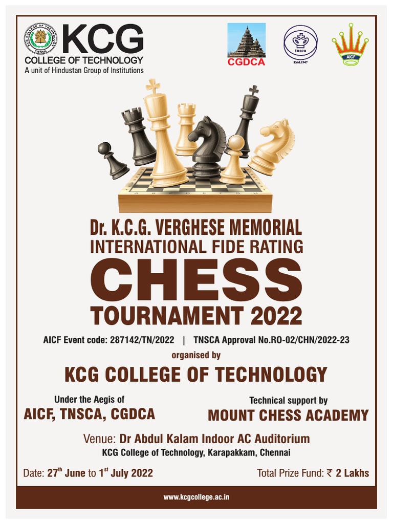 Chess Tournament 2022 New | PDF | Chess