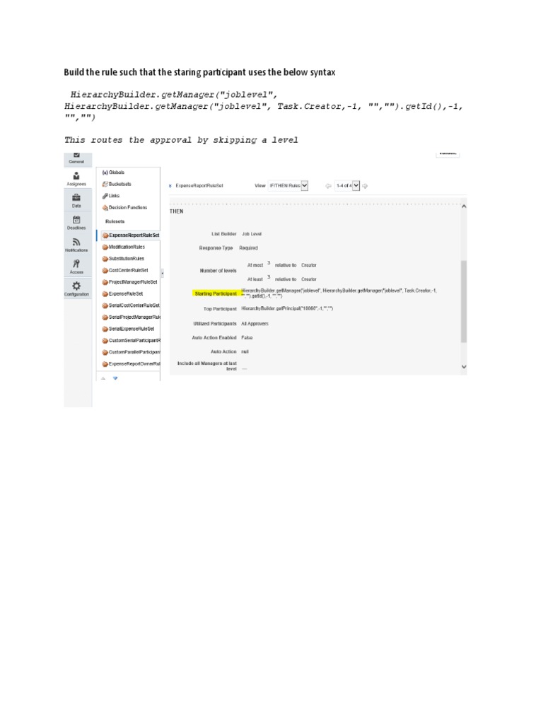 Build The Rule Such That The Staring Participant Uses The Below Syntax | PDF | Teaching Methods ...