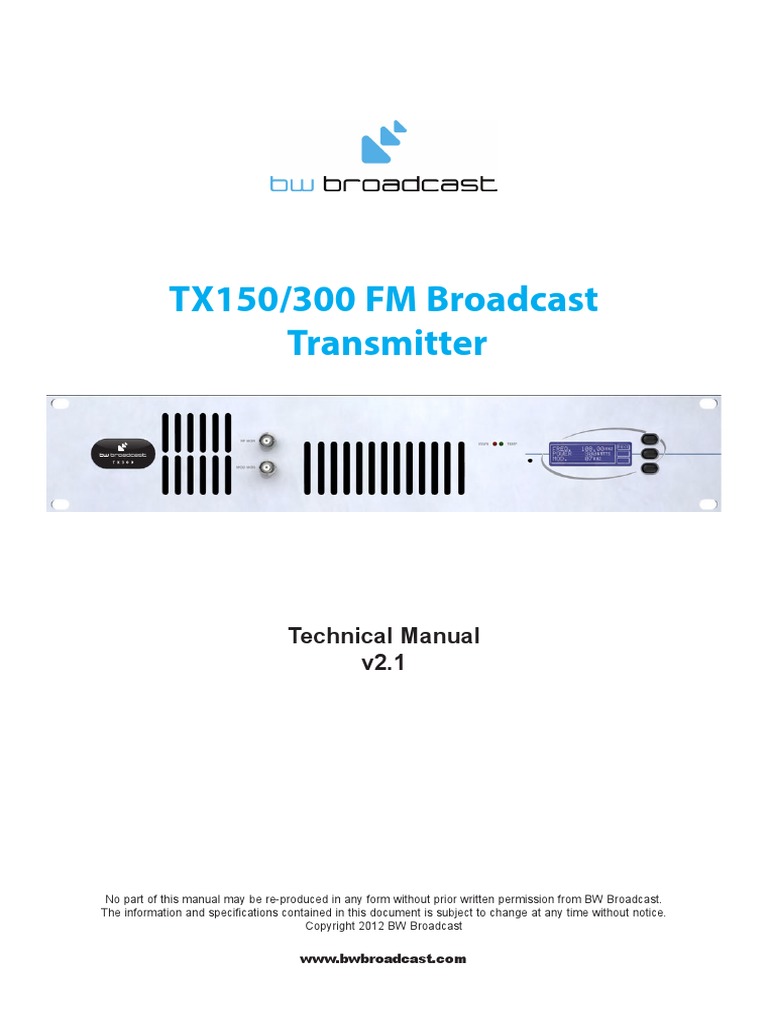 TX150+ TX300+ V2.1 Manual | Download Free PDF | Transmitter | Amplifier