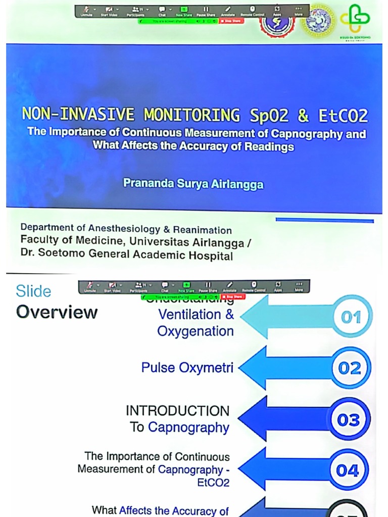 Non Invasive Monitoring SpO2 and etCO2 | PDF