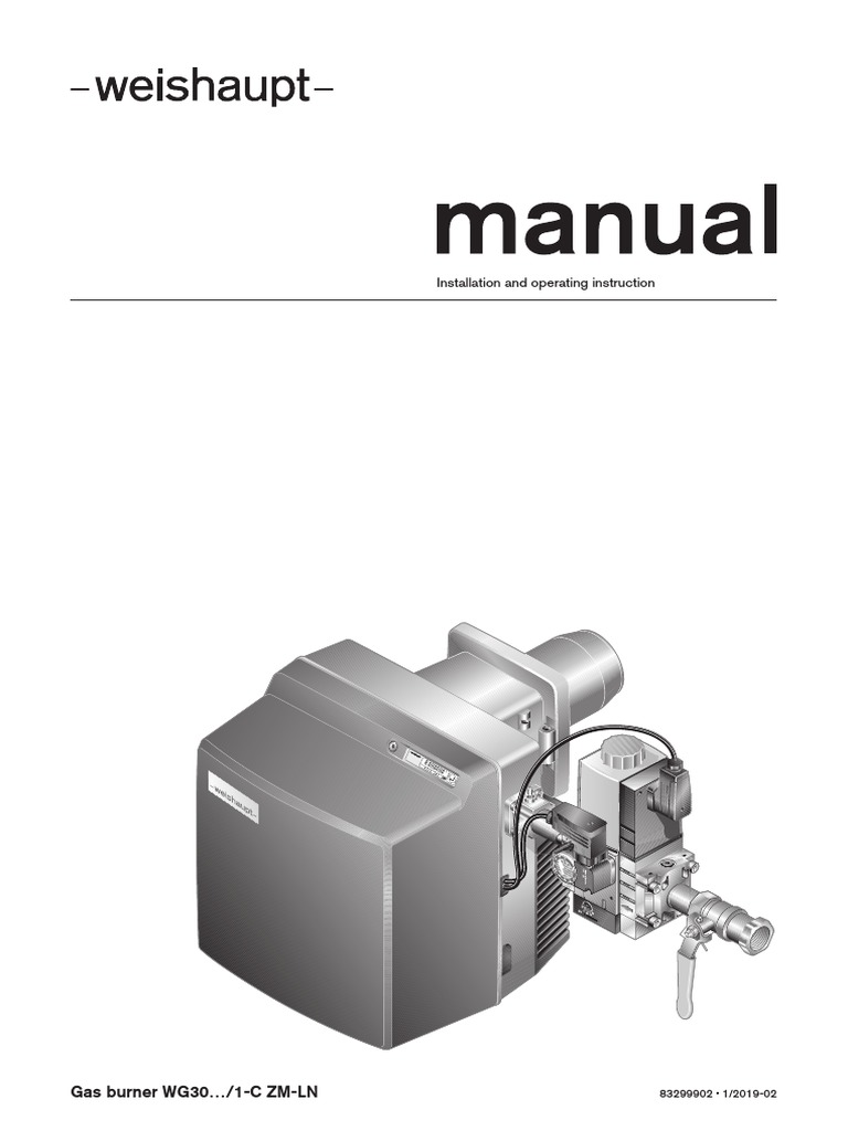 Gas Burner WG30... 1-C ZM-LN MX2019-02 | PDF | Combustion | Vacuum Tube