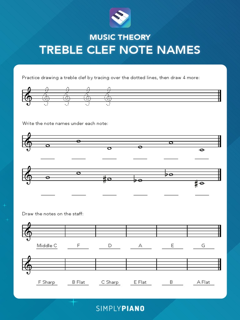 Theory 101 Worksheets | PDF | Music Theory | Notation