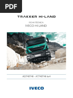 Ficha Tecnica Iveco Trakker 380T41H 6x4 | PDF | Eje | Inyección de combustible