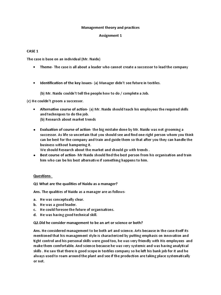 Case Study 1 & 2 | PDF | Sales | Engineering