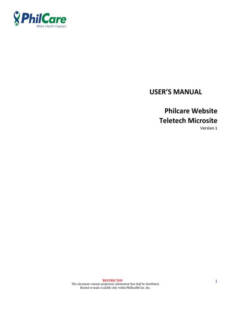 Microsite User Manual | PDF | Password | Login