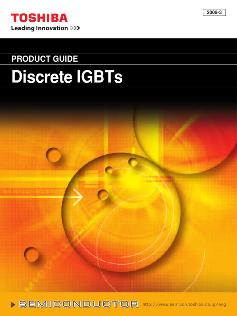 Toshiba Discrete IGBT Product Guide | PDF | Bipolar Junction Transistor ...