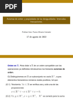 Algebra (Tema 10) Desigualdades e Intervalos | PDF | Desigualdad (Matemáticas) | Intervalo ...