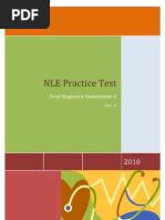 300 Items NLE Reviewer | PDF | Nursing | Experiment