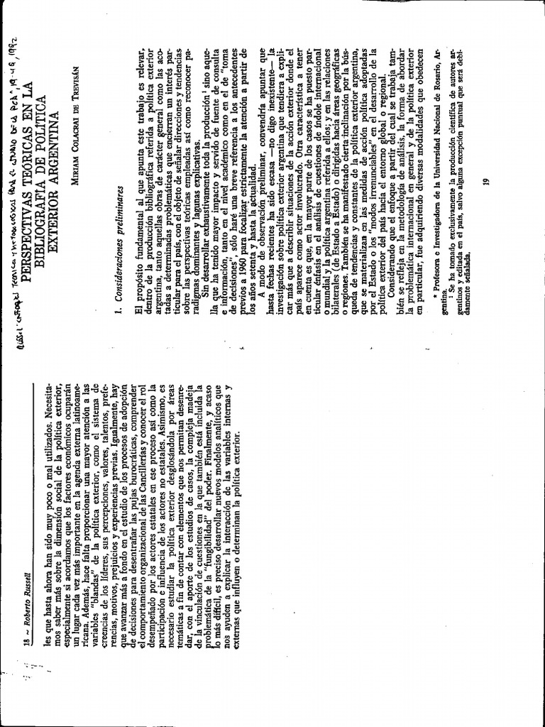 Colacrai de Trevisán (Perspectivas Teóricas en La Bibliografía de La ...