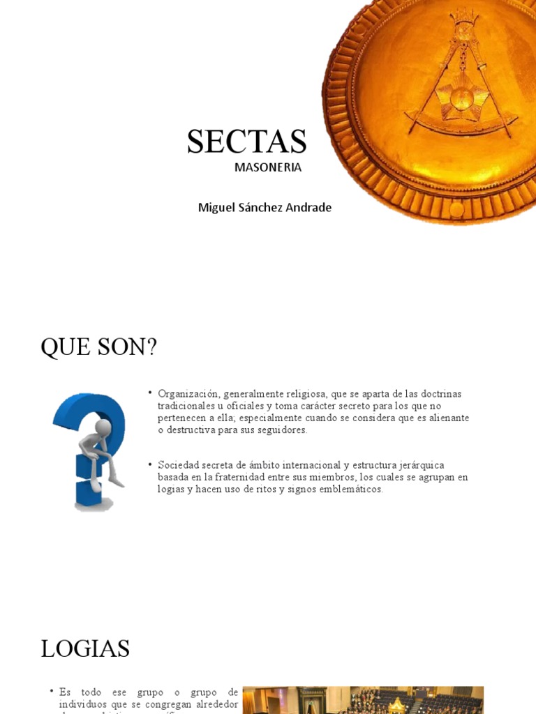 Símbolos de la Masonería y Sectas | PDF | Masonería