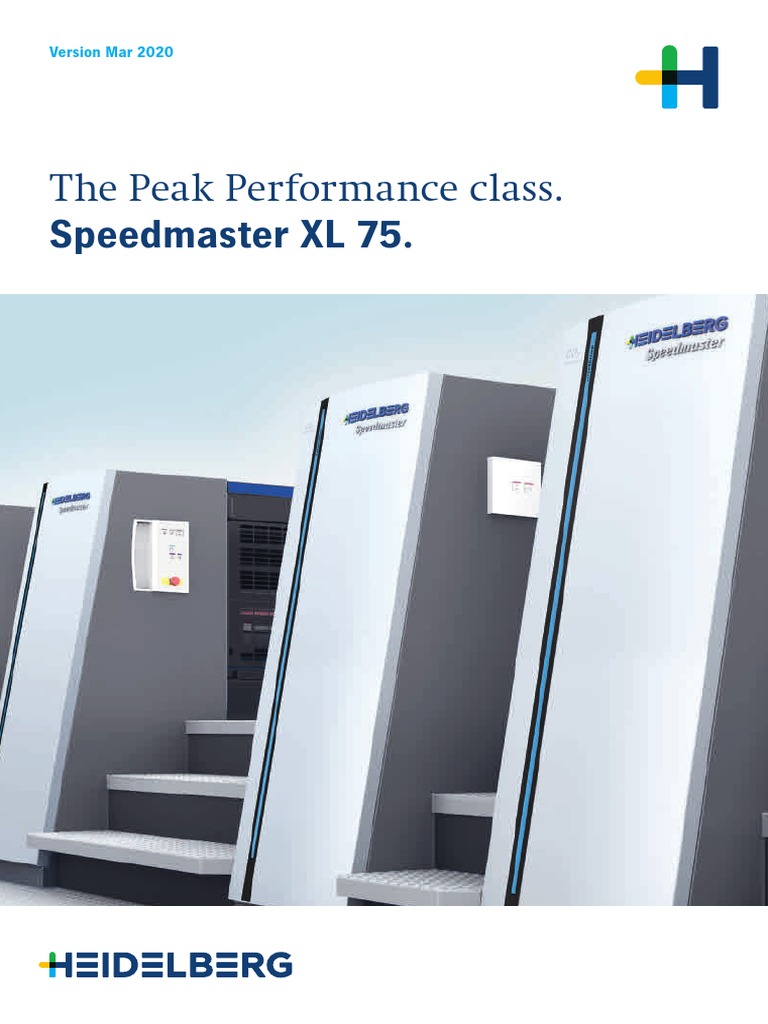 Speedmaster XL 75 Product Information | PDF | Automation | Printing