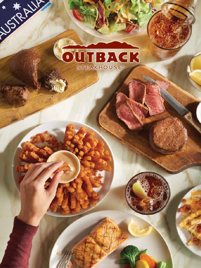 Outback Steakhouse Niagara Falls Menu | PDF | Salad | Steak