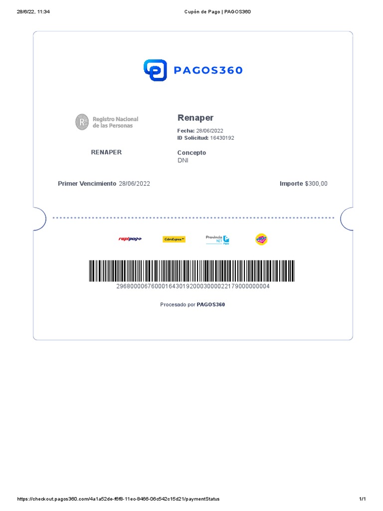 Efectivo - PAGOS360 | PDF