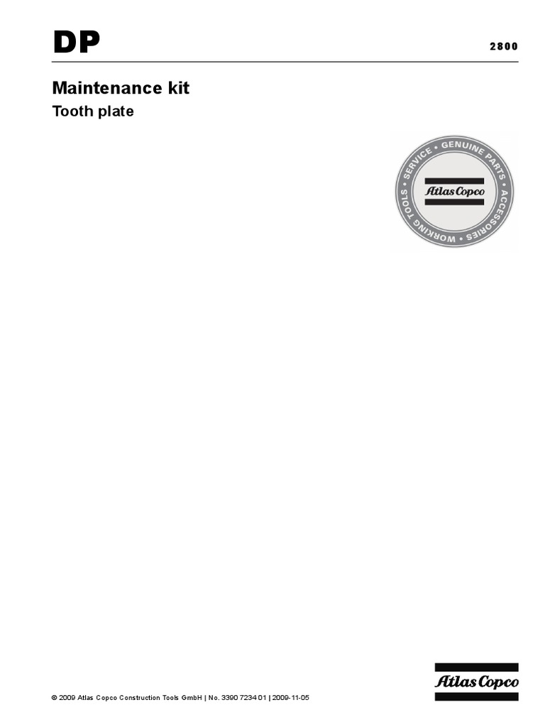 DP2800 - Tooth Housing | PDF