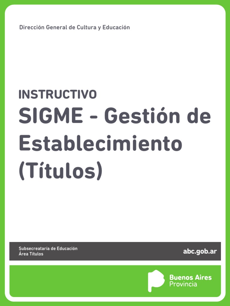 Manual SIGME Instructivo SIGME Carga Titulos | PDF | Plan de estudios