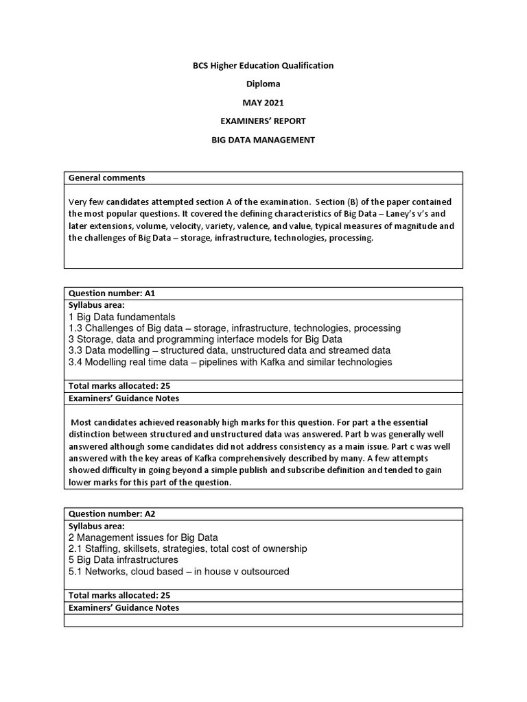 Heq May21 Dip BDM Report | PDF | Big Data | Computing
