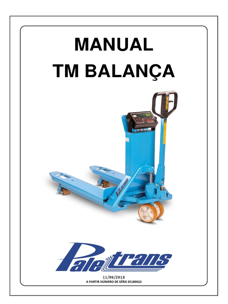 Transpaleteira TM Com Balança | PDF | Wi-Fi | Impressora (informática)