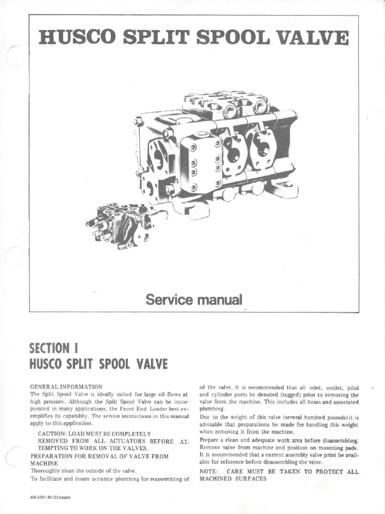 HUSCO Split Spool Valve | PDF